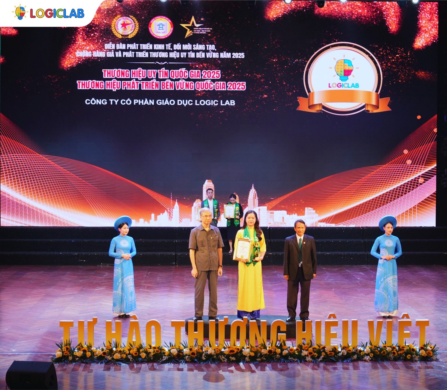 Logic Lab vinh dự nhận danh hiệu Thương hiệu Uy tín Quốc gia năm 2025 ...